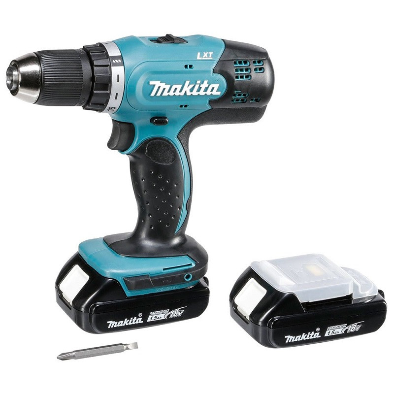 Máy khoan vặn vít MAKITA - DDF453SYE (13MM-18V*2 1.5Ah)